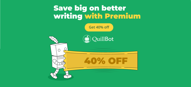 QuillBot Exclusive 40% Discount Coupon Code - Cool AI Software